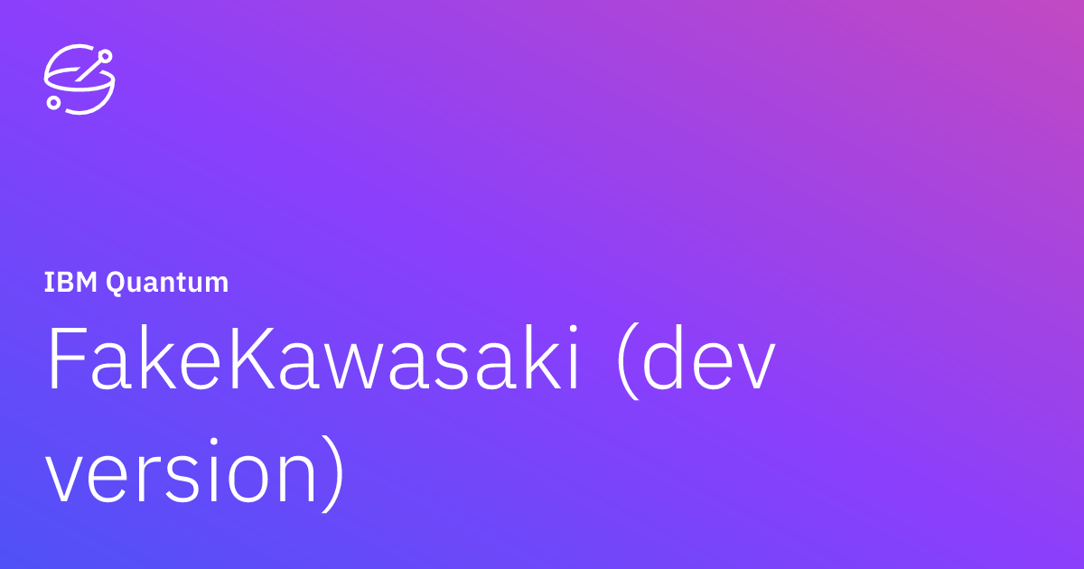 FakeKawasaki (dev version) | IBM Quantum Documentation