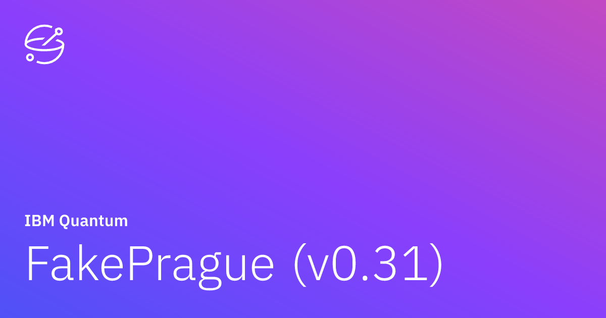 FakePrague (v0.31) | IBM Quantum Documentation