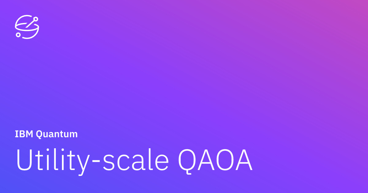 Utility-scale QAOA | IBM Quantum Learning