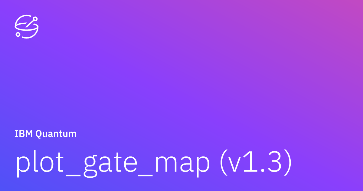 plot_gate_map (v1.3) | IBM Quantum Documentation