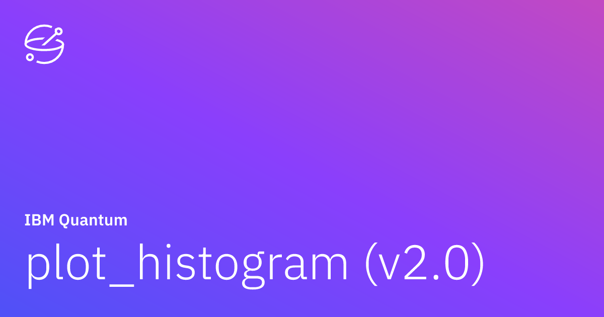 plot_histogram (v2.0) | IBM Quantum Documentation