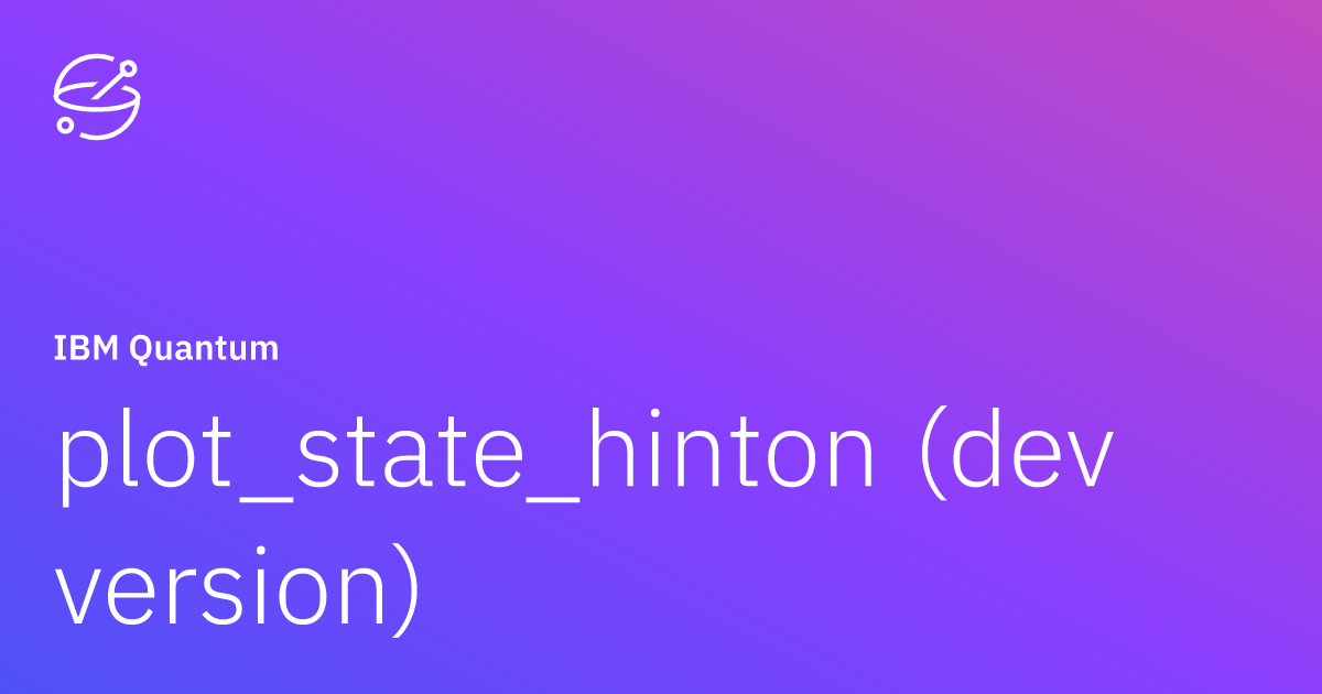 plot_state_hinton (dev version) | IBM Quantum Documentation